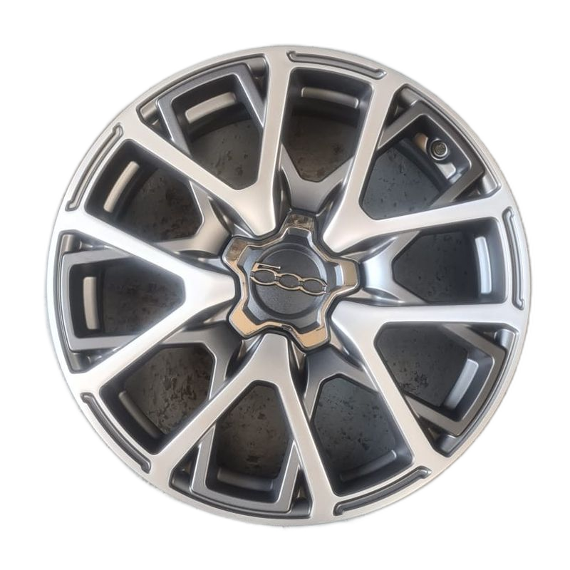 Cerchi 500X 18 Originali Fiat Mopar Antracite Opaco Diamantato ...
